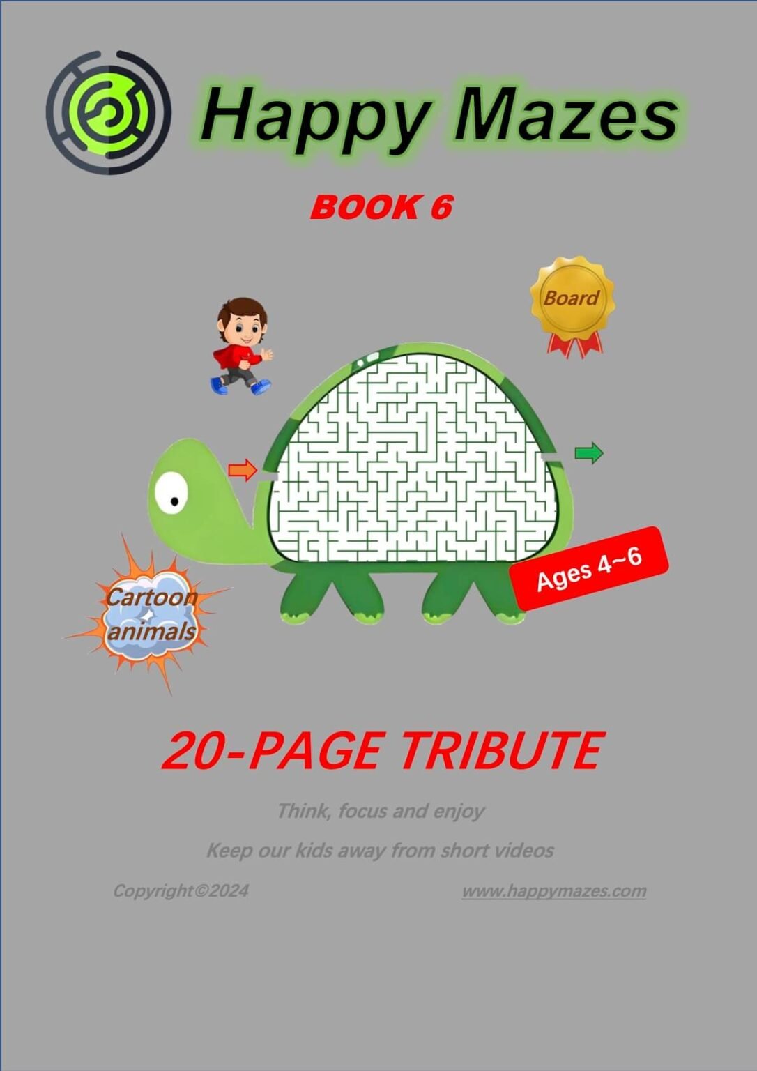 Discover Printable Colorful and Sketch Animal Mazes for Kids Ages 4-6 ...